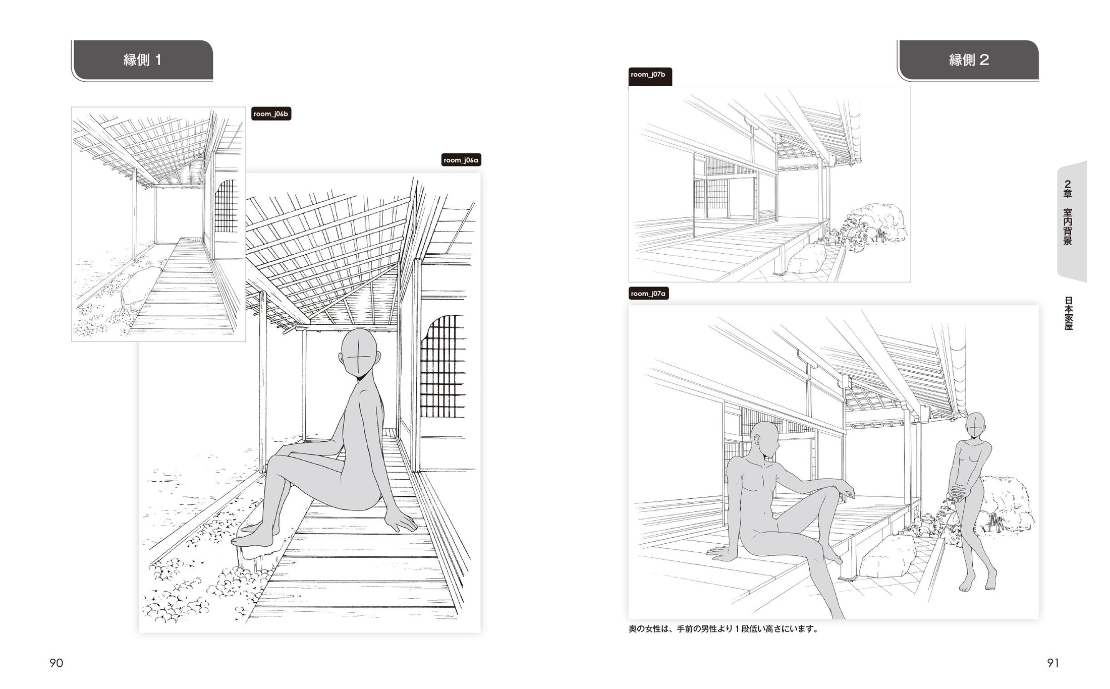 Background Collection with Character Poses – MOYASHI JAPAN BOOKS